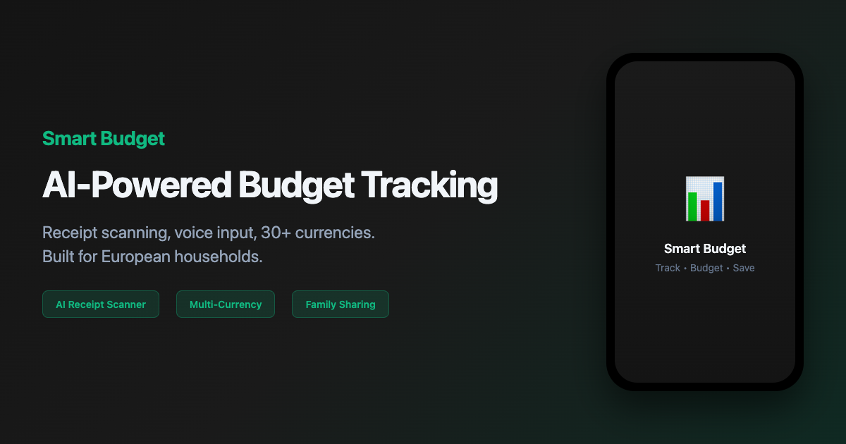 Smart Budget - Simple Budgeting That Actually Works